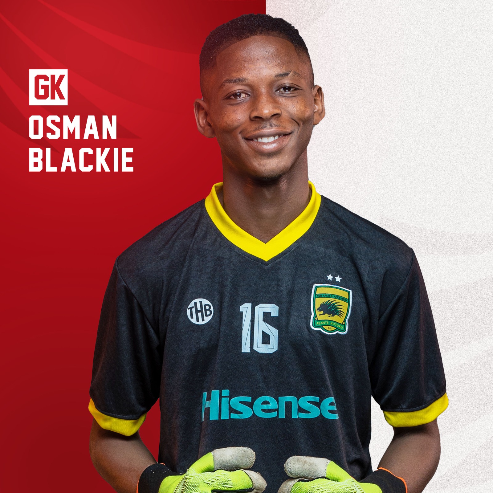 Mohammed Osman Blackie | Goalkeeper | Official Asante Kotoko Website