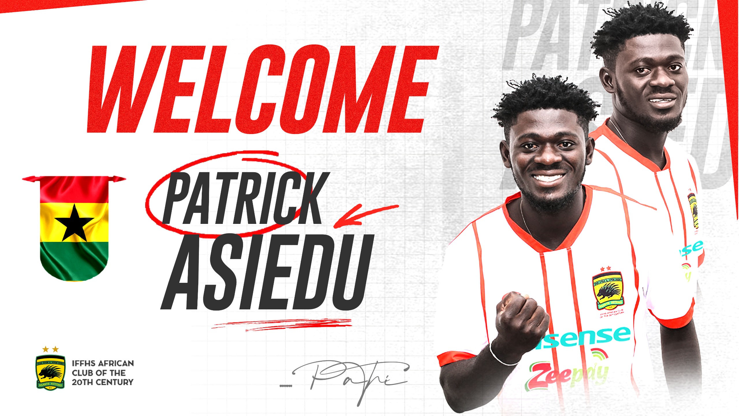 Asante Kotoko Secures Rising Star Patrick Asiedu | Official Asante Kotoko Website