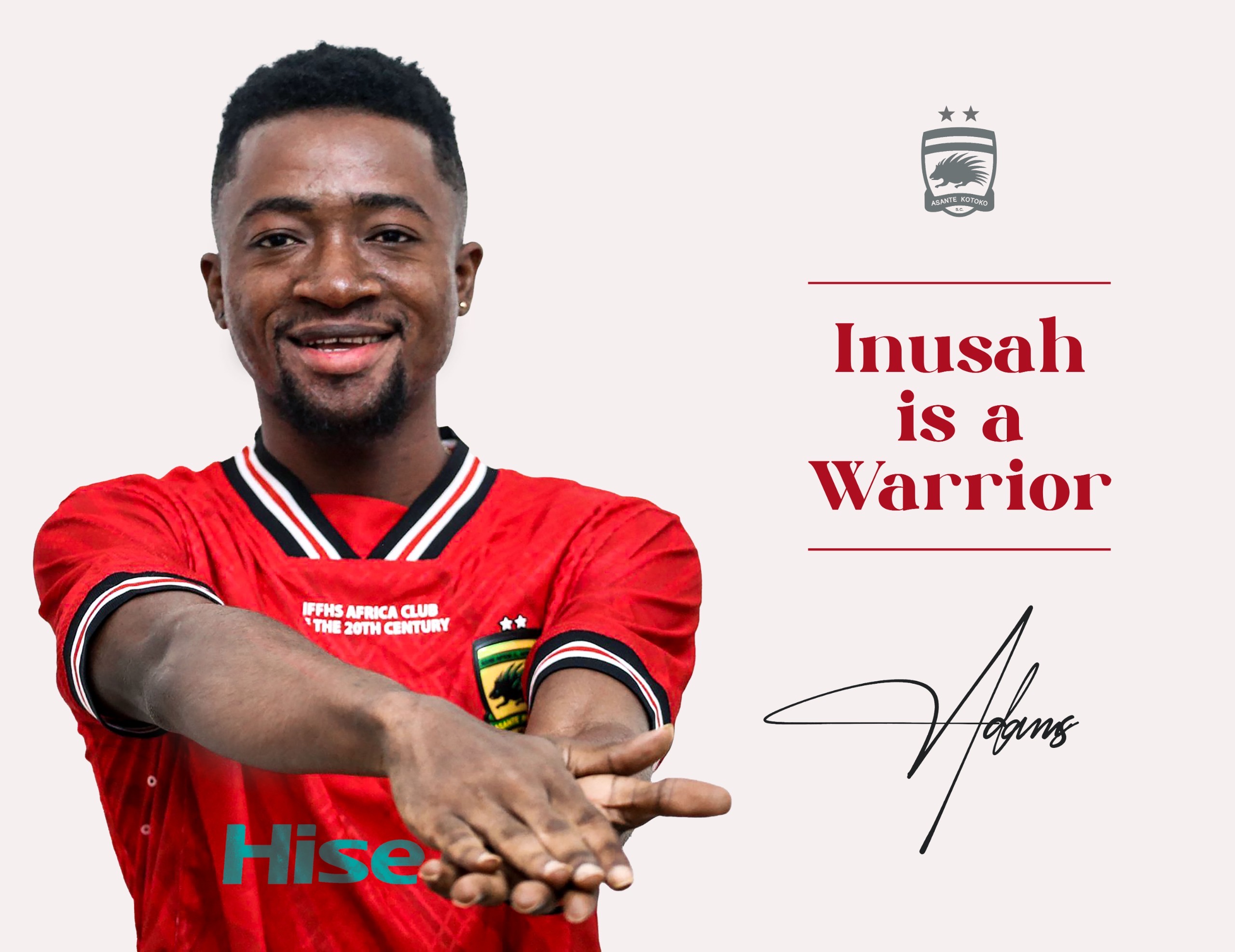 Asante Kotoko Complete Signing of Inusah Adams | Official Asante Kotoko ...