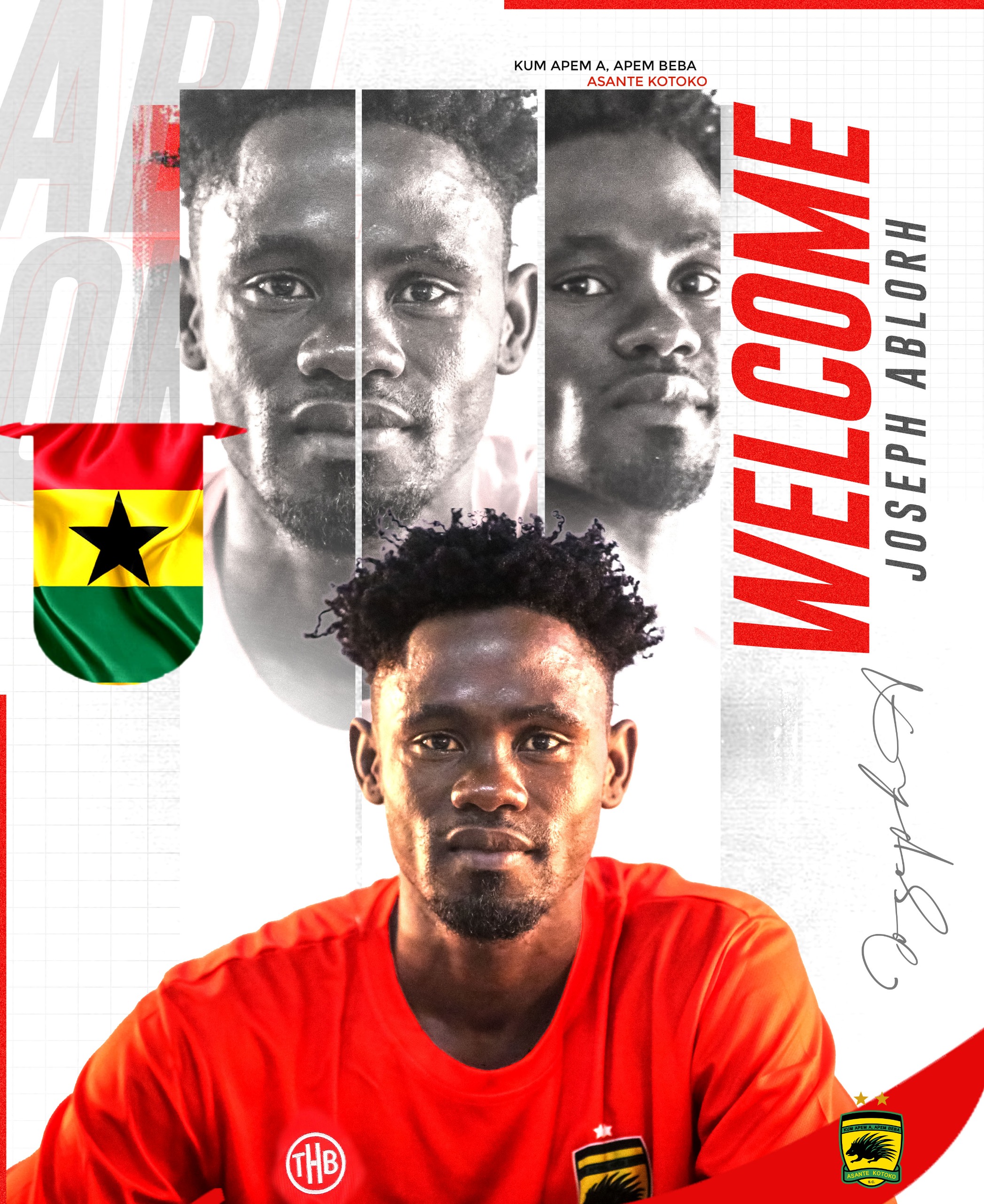 Asante Kotoko sign Joseph Ablorh on a Two-Year | Official Asante Kotoko ...