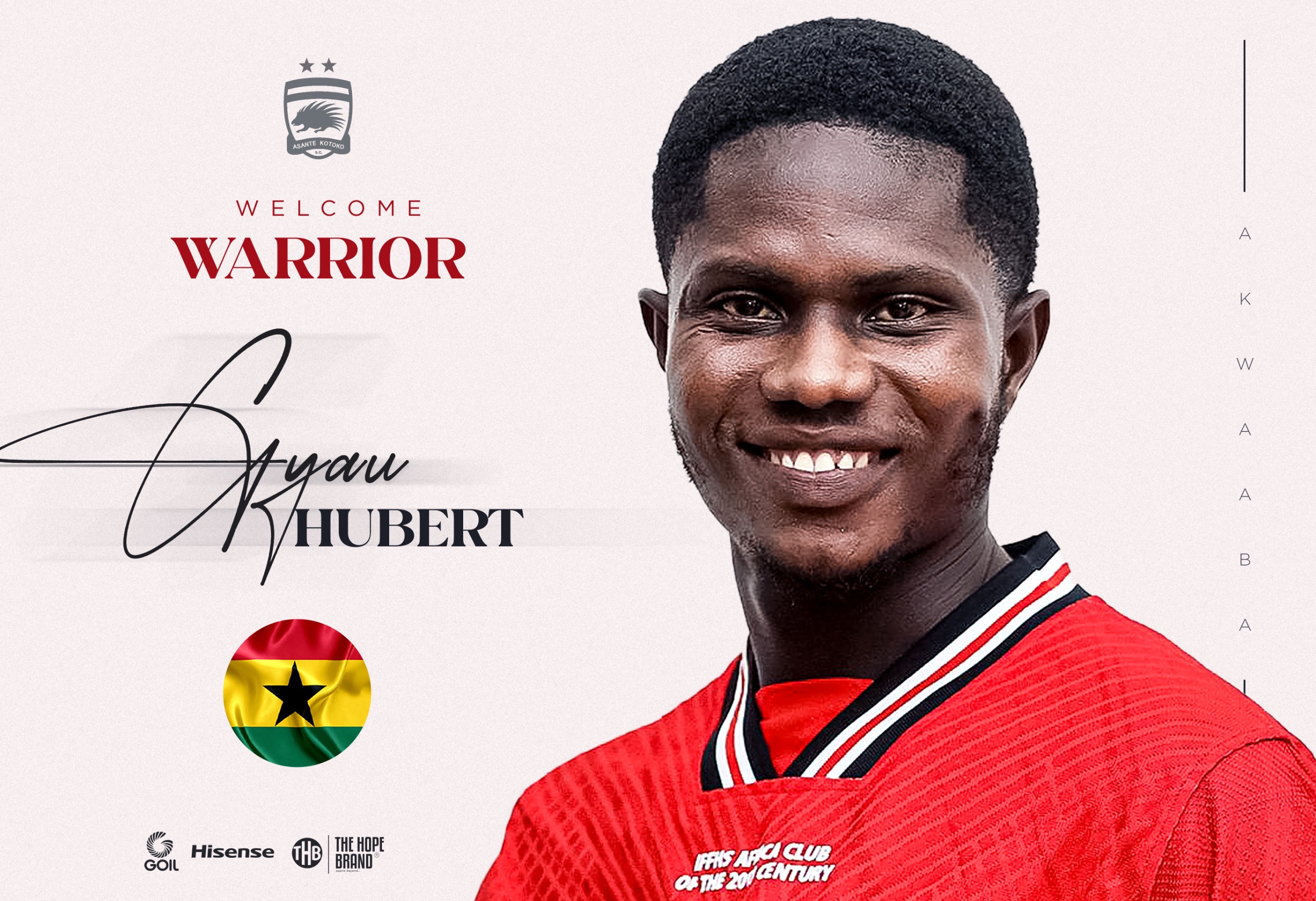 Asante Kotoko complete signing of Hubert Gyau | Official Asante Kotoko ...